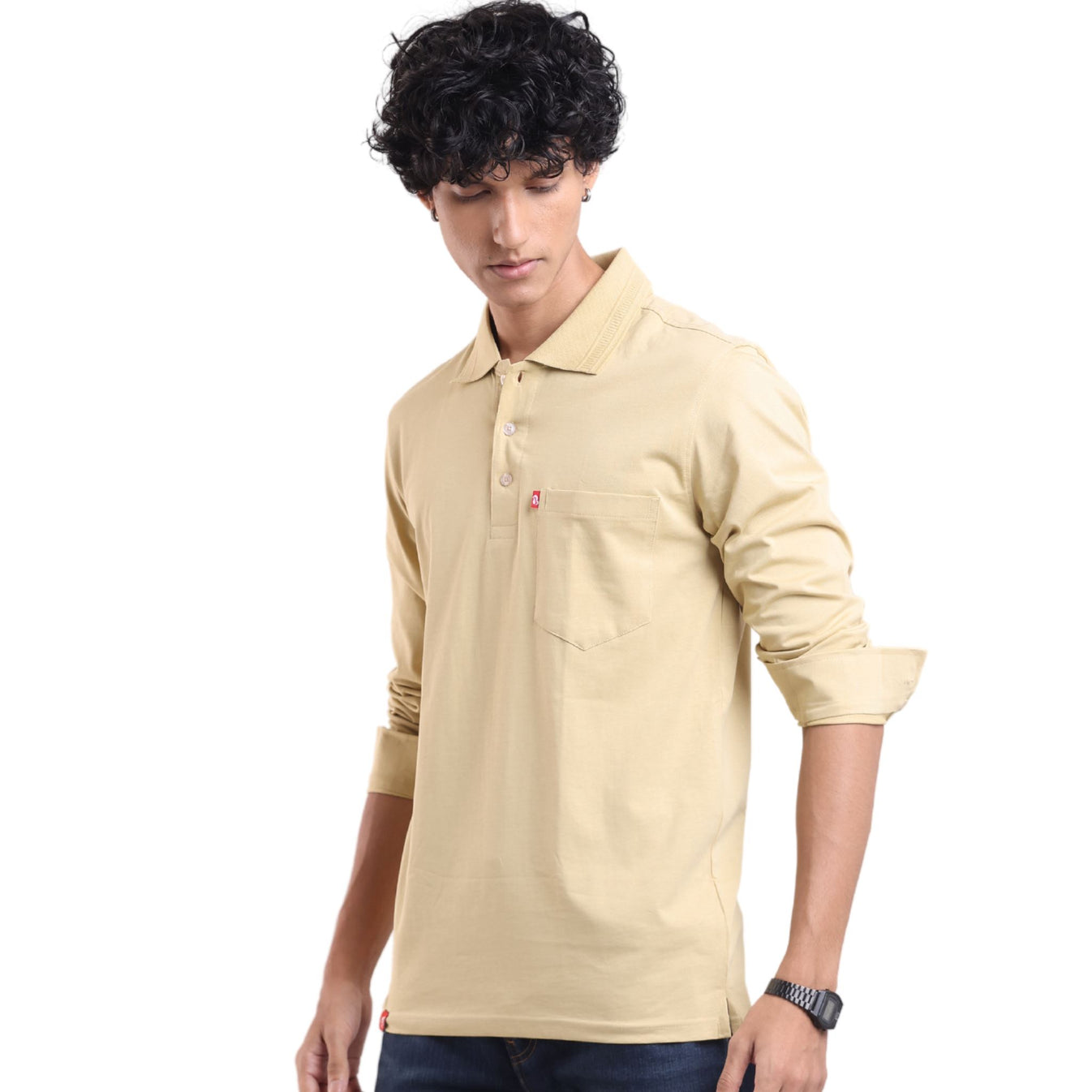 The Silo Full Sleeved Cuffed Polo – Heavy-Duty Luxury with a Silky ...