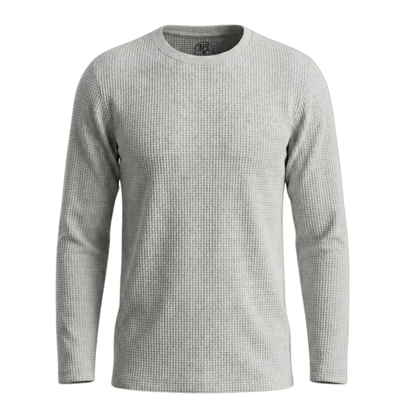 Waffle Knit Round Neck Full Sleeve T-Shirt – P3